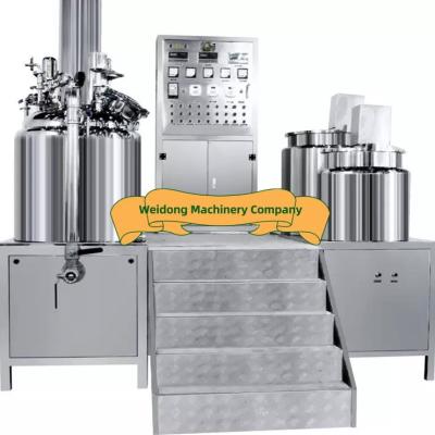 China Antirust Cosmetic Cream Mixer Machine , Stable Vacuum Homogenizer Cream Mixer for sale
