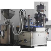 China Stainless Steel 20-300ml Automated Filling Machine With Capping for sale