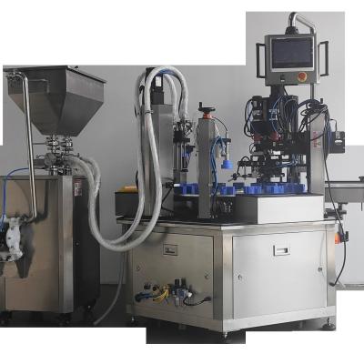 China Stainless Steel 20-300ml Automated Filling Machine With Capping for sale