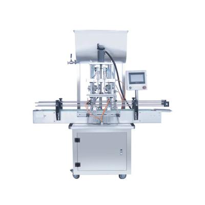China SUS 304 Automated Filling Machine  2 / 4 / 6 / 8 Heads Paste Chilli Sauce Filler Tomato Sauce for sale