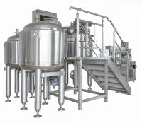 China Homogenizer Ointment Vacuum Emulsifier Mixer For Cosmetic Cream Making for sale