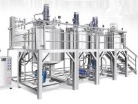 China Homogenizer Ointment Vacuum Emulsifier Mixer For Cosmetic Cream Making for sale