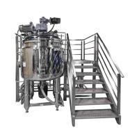 China Vacuum Making Mixer Machine Emulsifying Homogenizer Tank SUS304/316 Large mixing and emulsifying machinery for sale