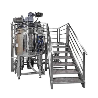 China Vacuum Making Mixer Machine Emulsifying Homogenizer Tank SUS304/316 Large mixing and emulsifying machinery for sale