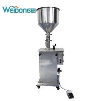 China Pneumatic Electric Paste Cosmetic Liquid Filling Packing Machine Single Head for sale
