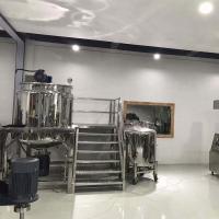 China SUS304 316 Vacuum Homogenizing Emulsifier Mixer For Cosmetic Paste for sale