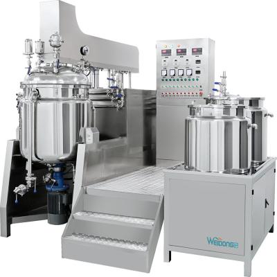 China High Viscosity Cosmetic Emulsifier Mixer Vacuum Homogenizing Emulsion Mixer Machine for sale