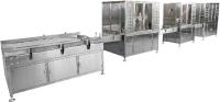China High Speed Aerosol Automatic Filling Production Line 90  Bottles / Min 1.1kw for sale