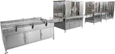 China High Speed Aerosol Automatic Filling Production Line 90  Bottles / Min 1.1kw for sale