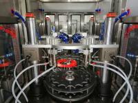 China High Speed Aerosol Automatic Filling Production Line 90  Bottles / Min 1.1kw for sale