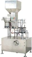 China Automatic Safety Screw Capping Machine For Aerosol Products 80 Bottles / Min for sale