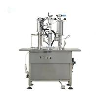 China Precision Aerosol Filling Machine Semi Automatic Body Sprays Perfume Aerosol Safe To Operate for sale
