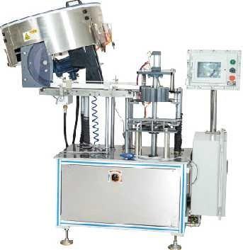 China Automatic Packaging System Aerosol Product Screw Capping Machine 150 Bottles / Min PLC for sale
