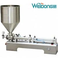 China Water Cream Semi Automatic Horizontal Filling Machine 10ml-5000ml for sale
