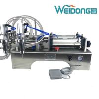 China Water Cream Semi Automatic Horizontal Filling Machine 10ml-5000ml for sale