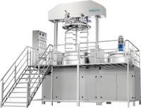 China Automated Cosmetic Emulsifier Mixer Double Shaft Easy Cleaning for sale