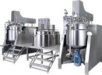 China Stainless Steel Cosmetic Emulsifier Mixer With 2.2-30KW Power PLC Control for sale