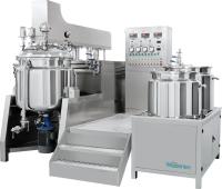 China Stainless Steel Cosmetic Emulsifier Mixer With 2.2-30KW Power PLC Control for sale