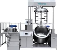 China 100-5000L Cosmetic Emulsifier Mixer Customized Dimension 2.2-30KW Power for sale