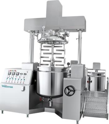 China 100-5000L Cosmetic Emulsifier Mixer Customized Dimension 2.2-30KW Power for sale