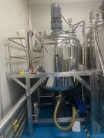 China 500-5000KG Liquid Mixer Agitator With Steam Electric Hot Oil Heating 1 Year Warranty for sale