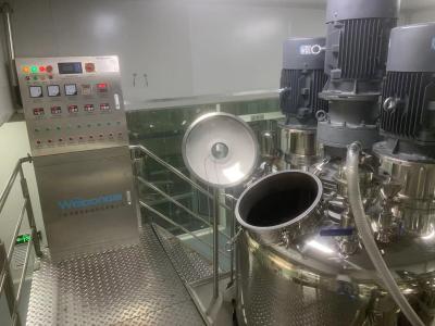 China 500-5000KG Liquid Mixer Agitator With Steam Electric Hot Oil Heating 1 Year Warranty for sale
