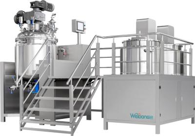 China 2.2KW PLC Control Cosmetic Emulsifier Mixer 1 Year Warranty for sale