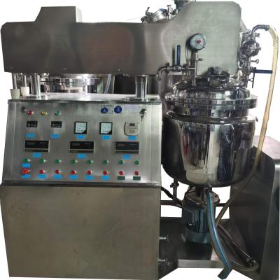 China 63Rpm Cosmetic Emulsifier Mixer With Heating Method Steam Electric Hot Oil Vacuum System for sale