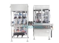 China PLC Aerosol Filling Machine Two Unit High Speed Production Line for sale