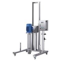 China 5L-2000L Cosmetic Emulsifier Mixer With 0.37kw-15kw Motor Portable Pneumatic Lifting for sale