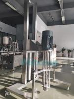 China 5L-2000L Cosmetic Emulsifier Mixer With 0.37kw-15kw Motor Portable Pneumatic Lifting for sale