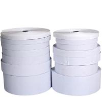 China 38mm Black and White Nylon Hook and Loop Adhesive Tape with Strong Rubber Adhesive Glue for sale