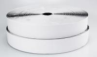 China 30mm Polyester Black and White Heat Resistant Self Adhesive Tape for Curtain Bags for sale