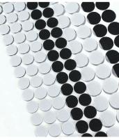 China 20MM Diameter Heat Resistant Self-Adhesive Dot Easy DIY Hook and Loop Coins for Shoes for sale