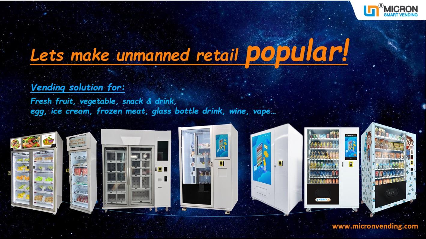 Micron smart vending machine manufacture