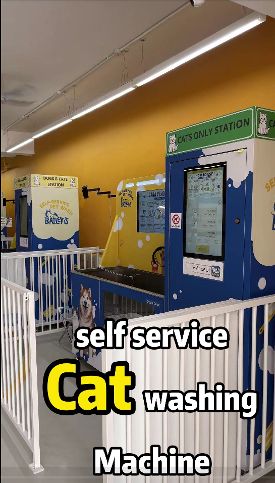 This dog wash station also can be used to wash cat.