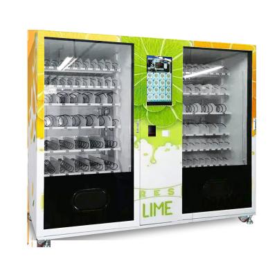 China 22 Inch Touch Screen Meal Vending Machine With NAYAX Card Reader for sale