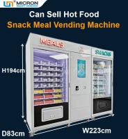 China Big Capacity Combo Vending Machine For Snack Drink Hot Food Meals With Microwave Oven for sale