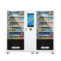 China Large Capacity Spiral Snack And Drink Vending Machine With Cooling System And Touch Screen for sale