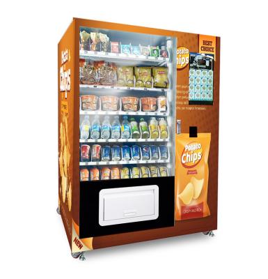 China Self Service Snack Beverage 662 Cold Drinks Vending Machine for sale