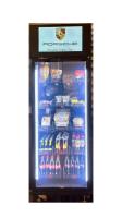 China Big Capacity Touch Screen Snack Drink Smart Fridge Open Door Vending Machine for sale