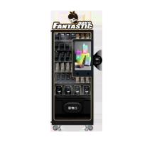 China 300 Capacity Floor Standing  Vending Machine With Full Glass Door for sale