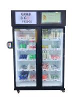 China For European market smart fridge vending machine to sell snack drink with card reader for sale