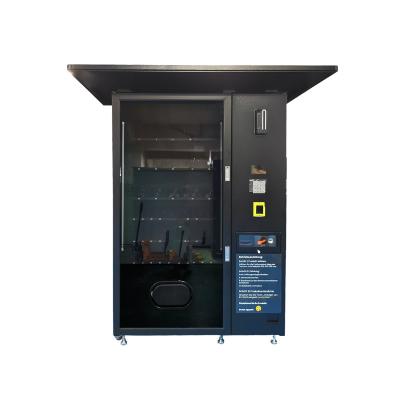 China Outdoor Area Outsider Vending Machine With Rain Shelter Snacks Drinks Vending Machine for sale