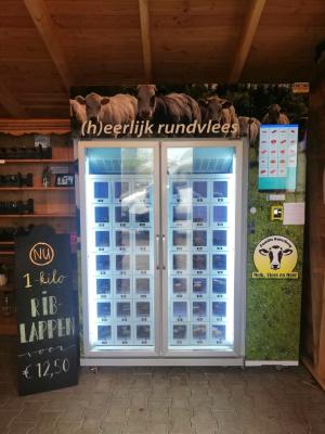 China Customized Locker Vending Machine For Eggs Cheese Fresh Flowers for sale