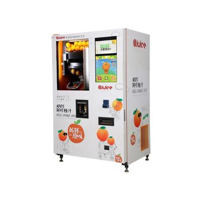 China Nature Freshly Squeezed 100% Orange Juice Vending Machine With Automatic Cleaning System for sale
