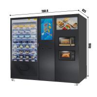 China Healthy Options Snack Food Vending Machine With Cooling System 3-20°C And Double-glass Door Metal Sheet for sale