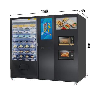 China Healthy Options Snack Food Vending Machine With Cooling System 3-20°C And Double-glass Door Metal Sheet for sale