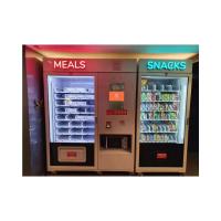 China Healthy Options Cold Drink Fresh Food Vending Machine With Double-Glass Door Metal Sheet for sale