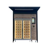 China Custom Cooling Locker 24H Outdoor Bread Vending Machine For Cakes Pies Desserts With Card Reader for sale